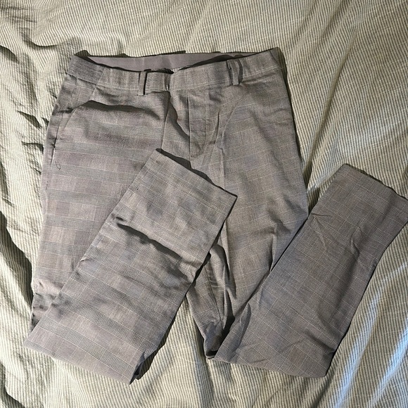 Uniqlo | Pants & Jumpsuits | Uniqlo Smart Ankle Two Way Stretch Grey ...